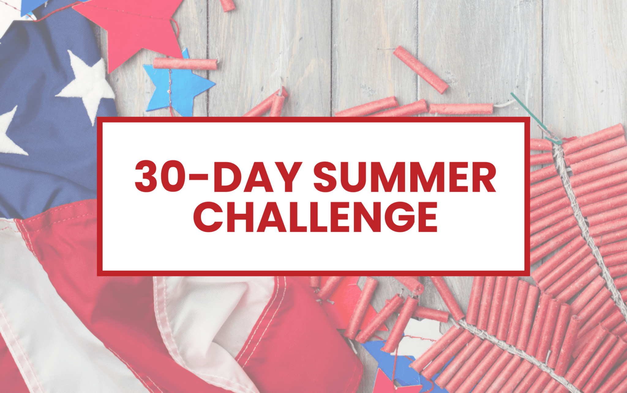 Healthy Choices Summer Challenge | Healthy Lifestyle | Red Mountain ...